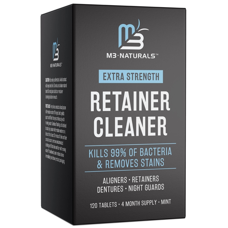 M3 Naturals Retainer Cleanser Tablets - 120 Count - CP Deals