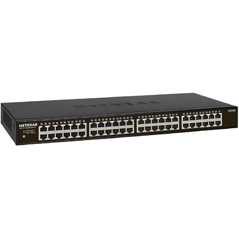 NETGEAR GS348 - 48 Port Gigabit Switch | Plug-and-Play - CP Deals